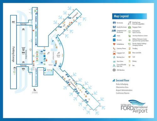 Philadelphia International Airport Terminal Map